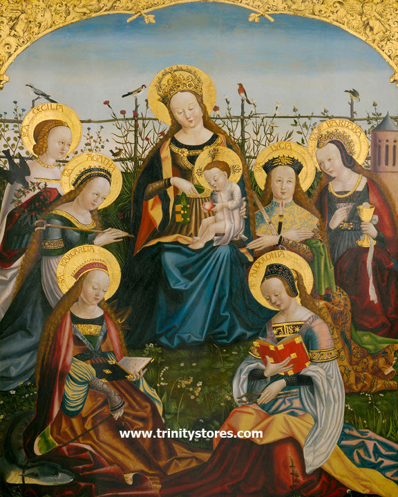 Jan 9 - “Mary and Child with Saints” by Museum Religious Art Classics ...