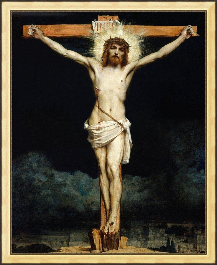 Wall Frame Gold - Crucifixion by Museum Art – trinitystores