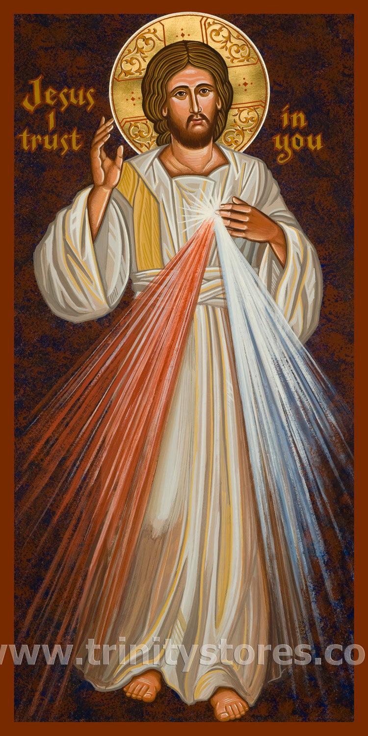 Apr 12 - “Divine Mercy” © icon by Joan Cole. – Trinity Stores