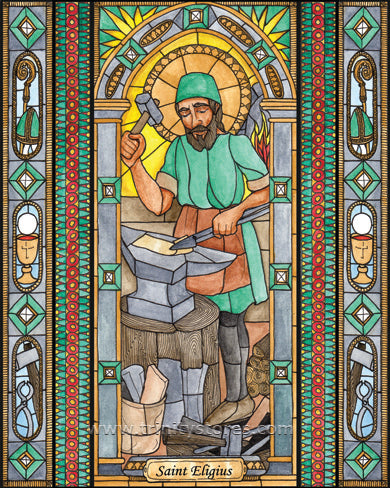 Dec 1 - “St. Eligius” © artwork by Brenda Nippert – Trinity Stores