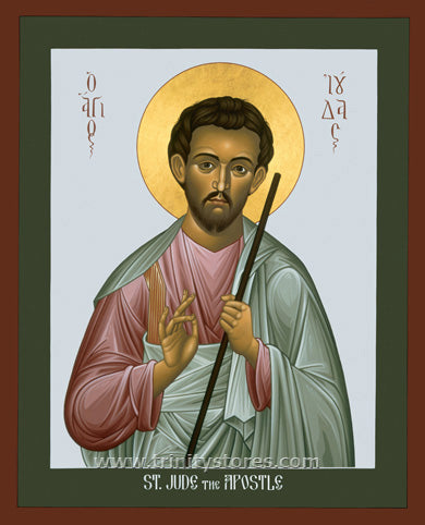 Oct 28 - “St. Jude the Apostle” © icon by Br. Robert Lentz, OFM ...