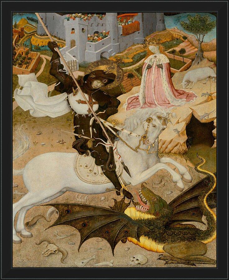 Wall Frame Black - St. George of Lydda by Museum Art – trinitystores