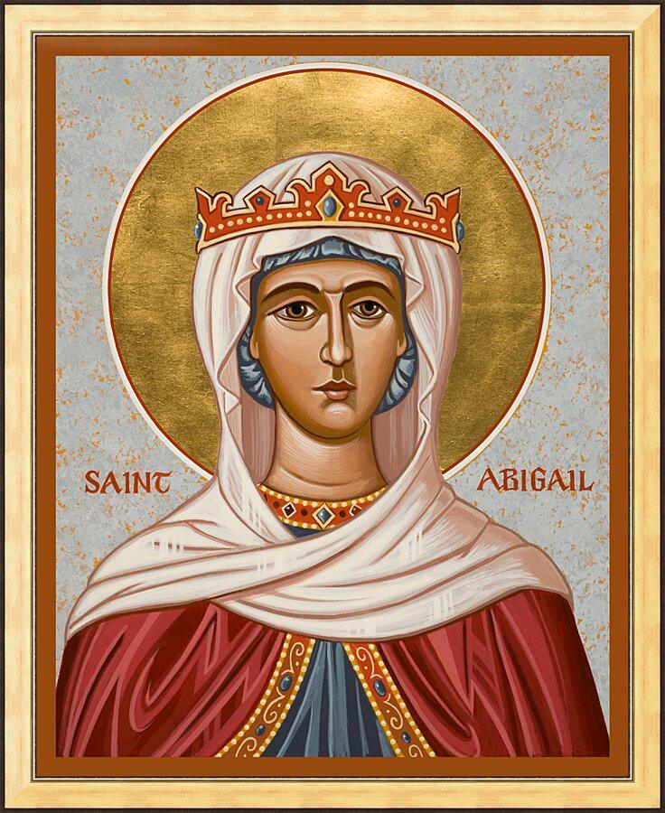 Wall Frame Gold - St. Abigail by J. Cole – trinitystores