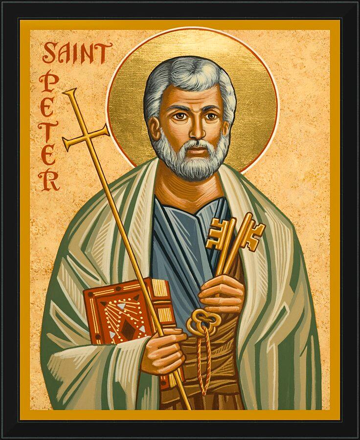 Wall Frame Black - St. Peter by J. Cole – Trinity Stores